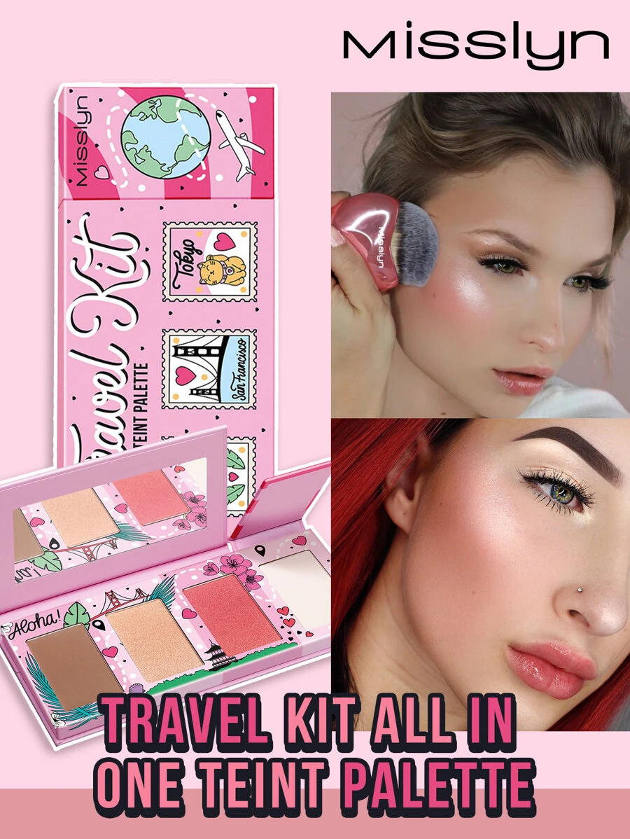 Misslyn TRAVEL KIT ALL IN ONE TEINT PALETTE, Smooth and Blendable ...