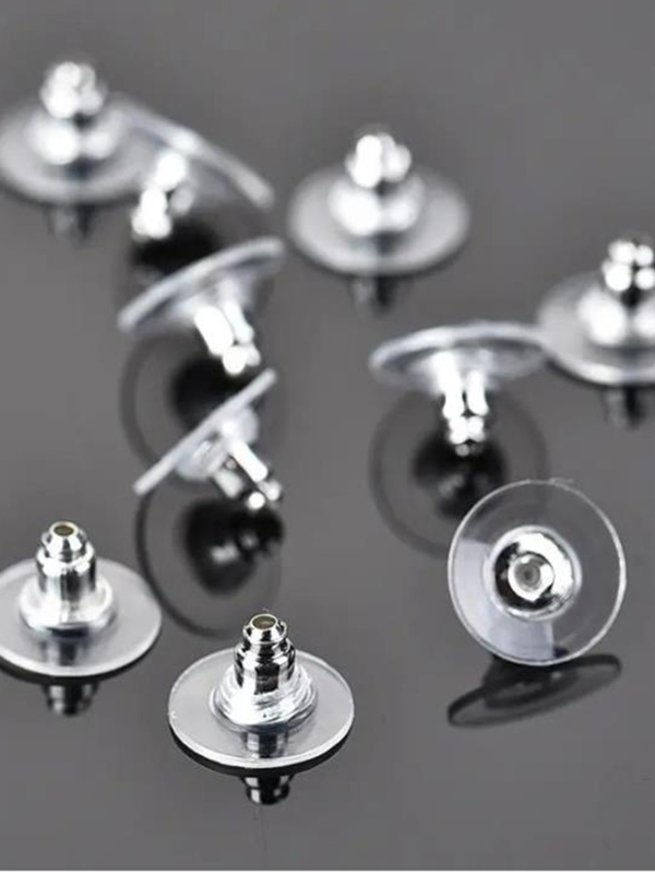 50pcs Earring Backs With Pads, Replacement Earring Backs Securely Fit ...