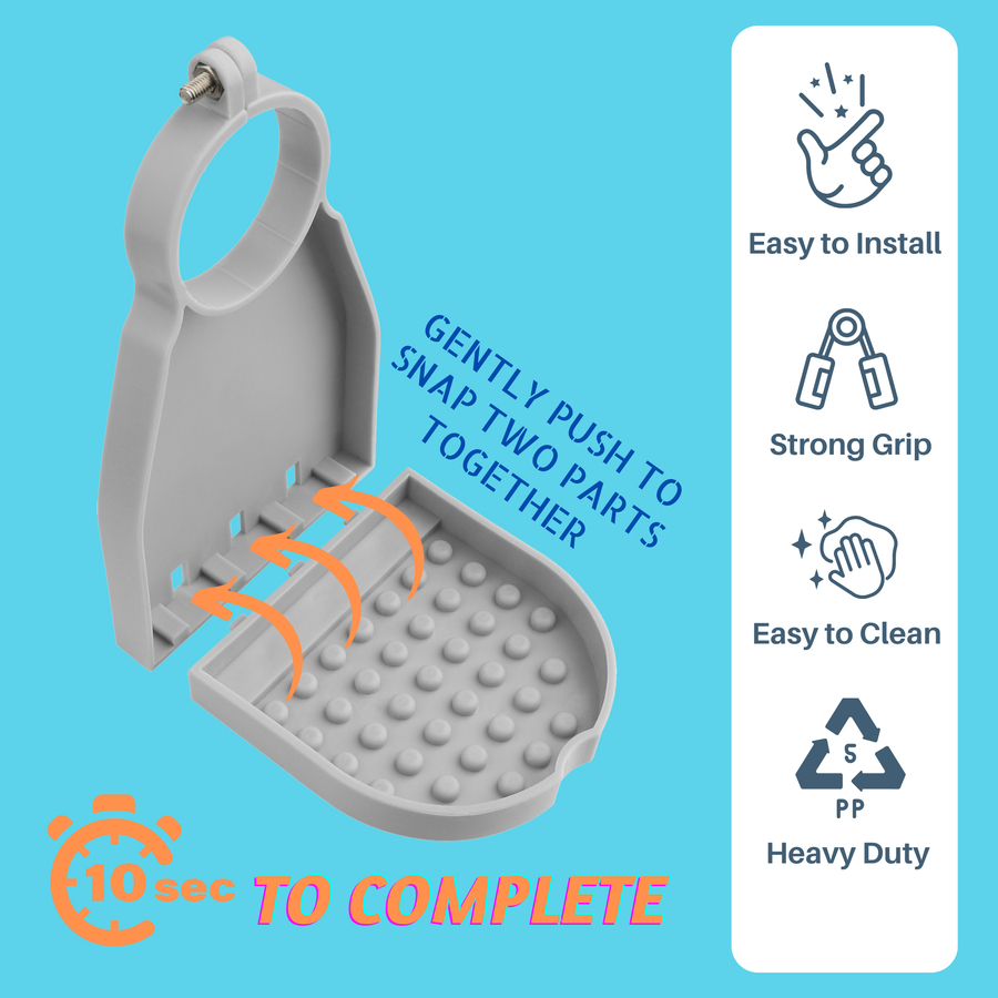 Elevate your laundry efficiency with the 2-Pack Grey Laundry Detergent ...