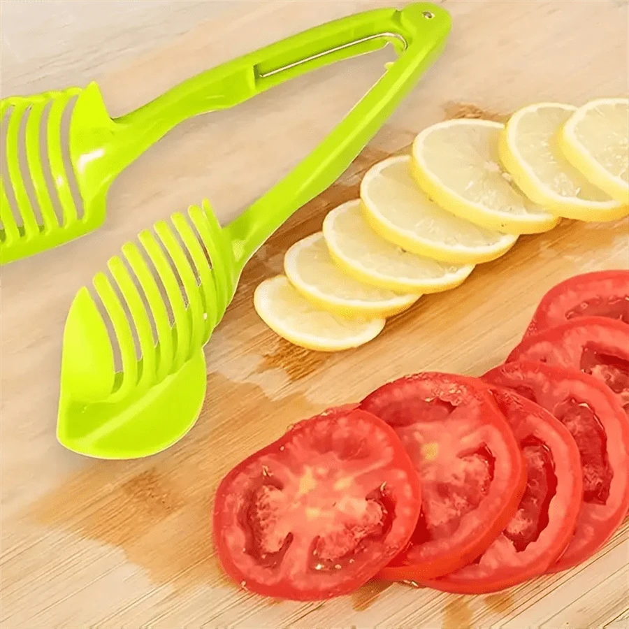 1pc, Tomato Slicer Tool, Lemon Cutter Tool, Lemon Slicer Holder, Tomato ...