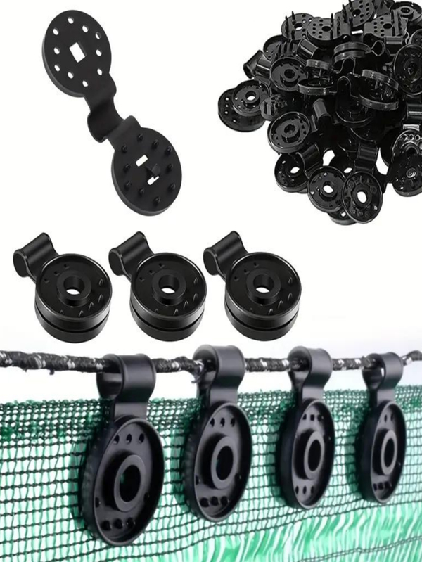 5pcs Sun Shade Net Clip Sun Shade Cloth Fix Clamp Plastic Grommet Fence ...