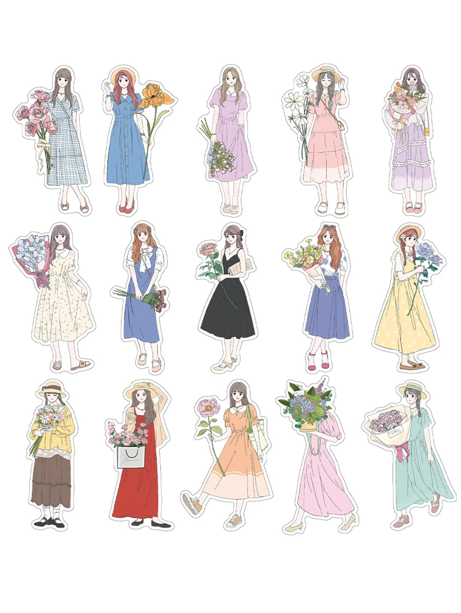 30pcs Girls' Patterned Decorative Stickers | SHEIN USA