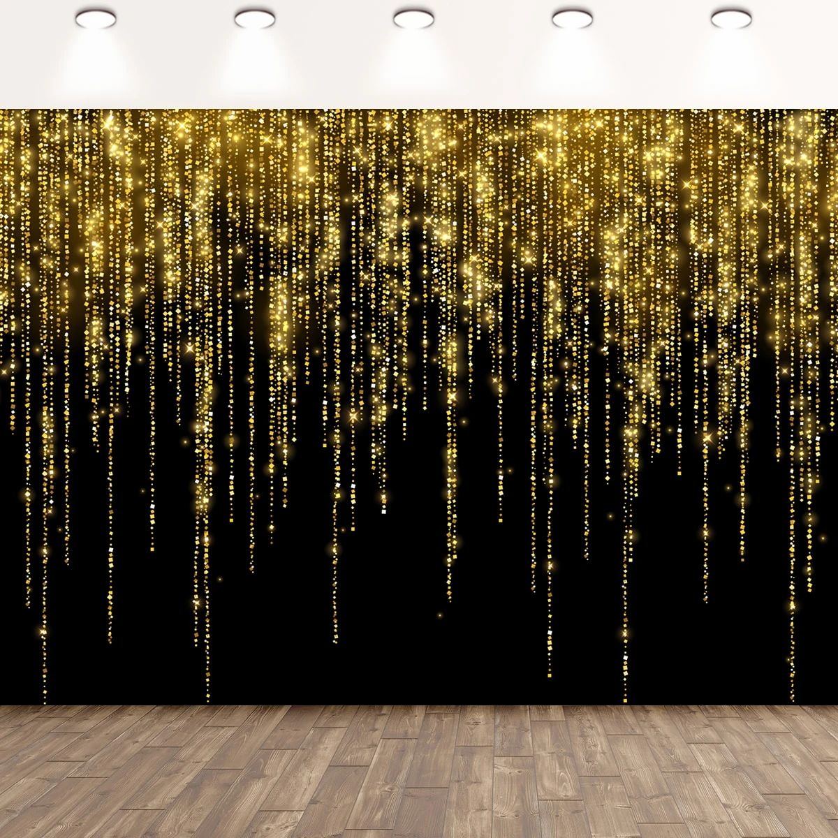 7x5ft Black and Gold Color Backdrop | SHEIN USA