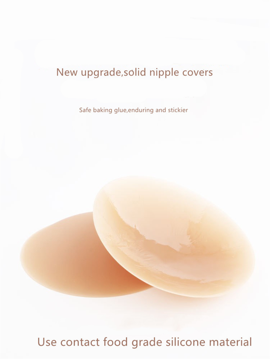 1Pair Reusable Invisible Silicone Nipple Cover Self Adhesive Breast ...