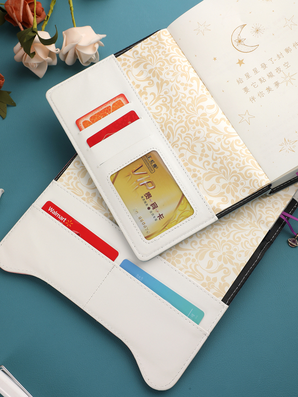 A5 300 pages 2023 Notebook Vintage password book with lock diary Loose ...