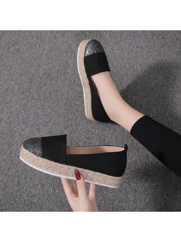 Women's Wedge Heel Platform Shoes Fashionable Cloth Shoes, Lightweight ...