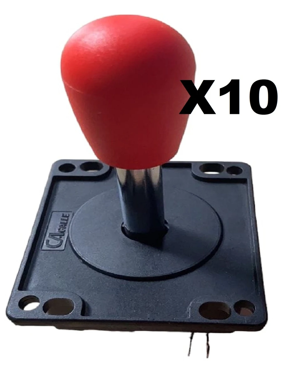 10 Basic Joystick Levers For Arcade, Mame, Hiperspin, Bartop, Boards ...