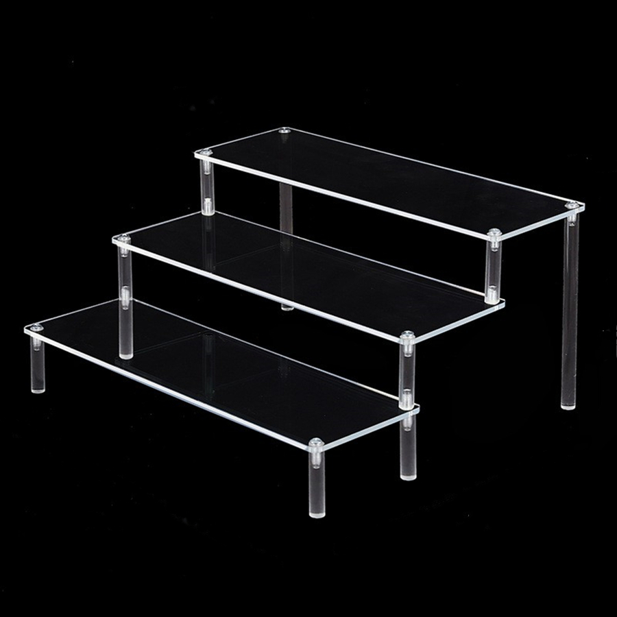 3-layer Clear Acrylic Disassembly Style Display Stand, Keepsake Storage ...