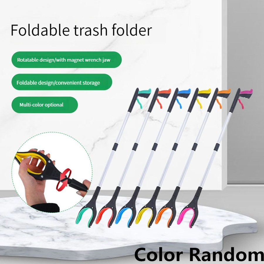 Foldable Litter Reacher Picker Pick Up Tools Gripper Extender Grabber ...