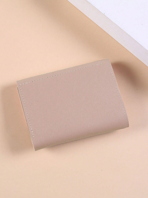 Trifold Small Wallet Minimalist Pocket Wallet Small Purse ID Window ...