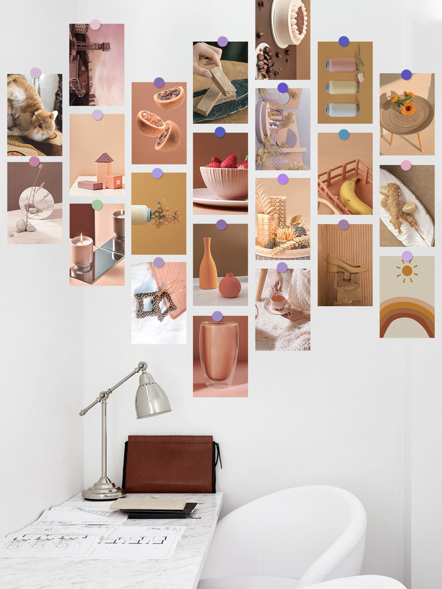 50pcs Neutral Wall Collage Kit Aesthetic Pictures, Aesthetic Room Decor ...