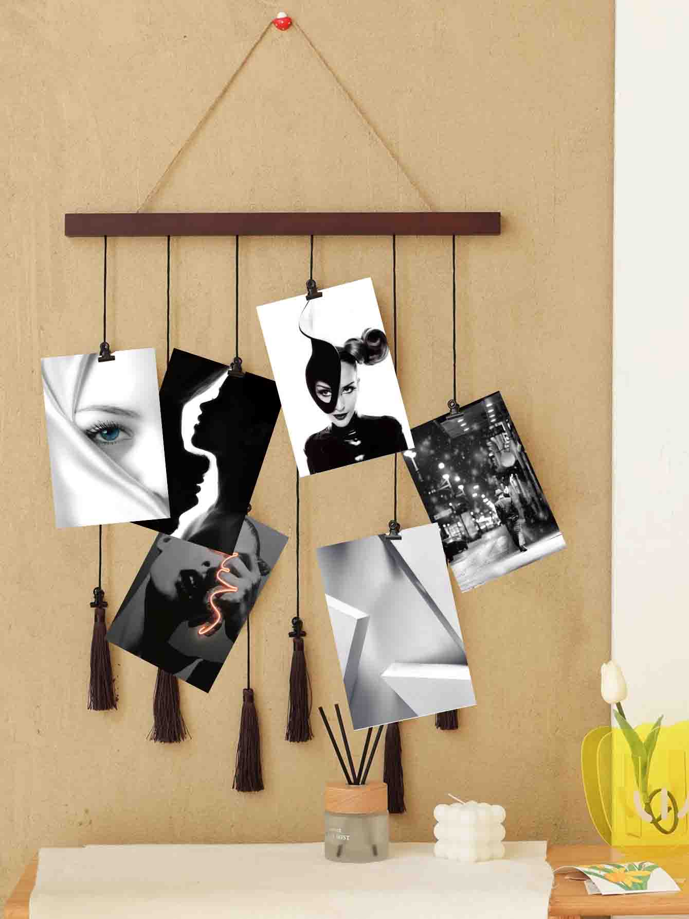 50PCS Wall Collage Kit, Black & White Aesthetic Pictures, Picture ...