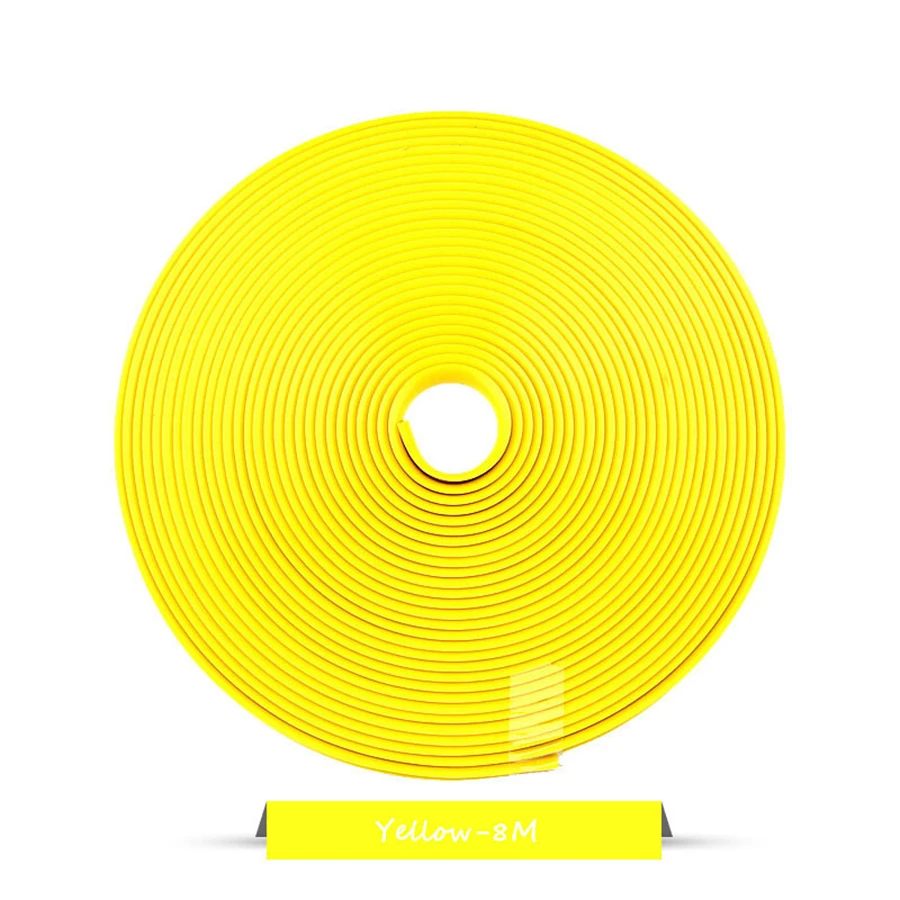 1pc Yellow 8M/ Roll Car Vehicle Color Wheel Rims Protectors Decor Strip ...