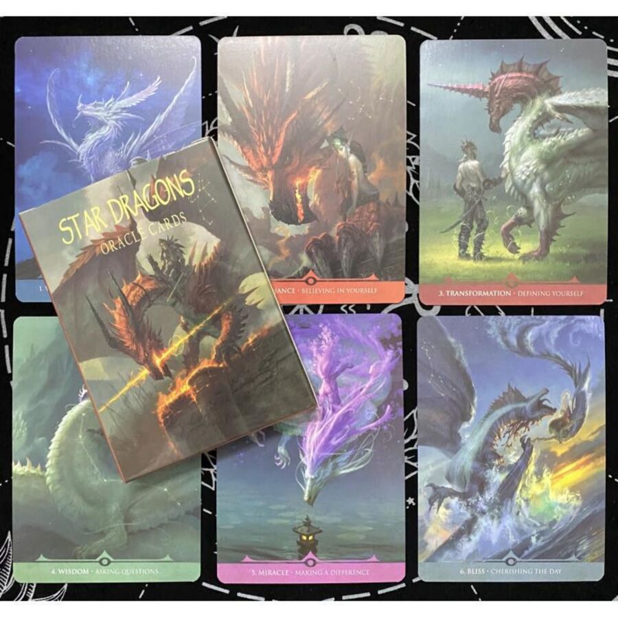 New English Cards Star Dragons Oracle Card 33 Cards/Set All Sorts of ...