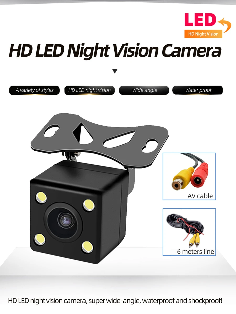 CVBS Car Rear View Camera Night Vision Reversing Waterproof CCD | SHEIN USA