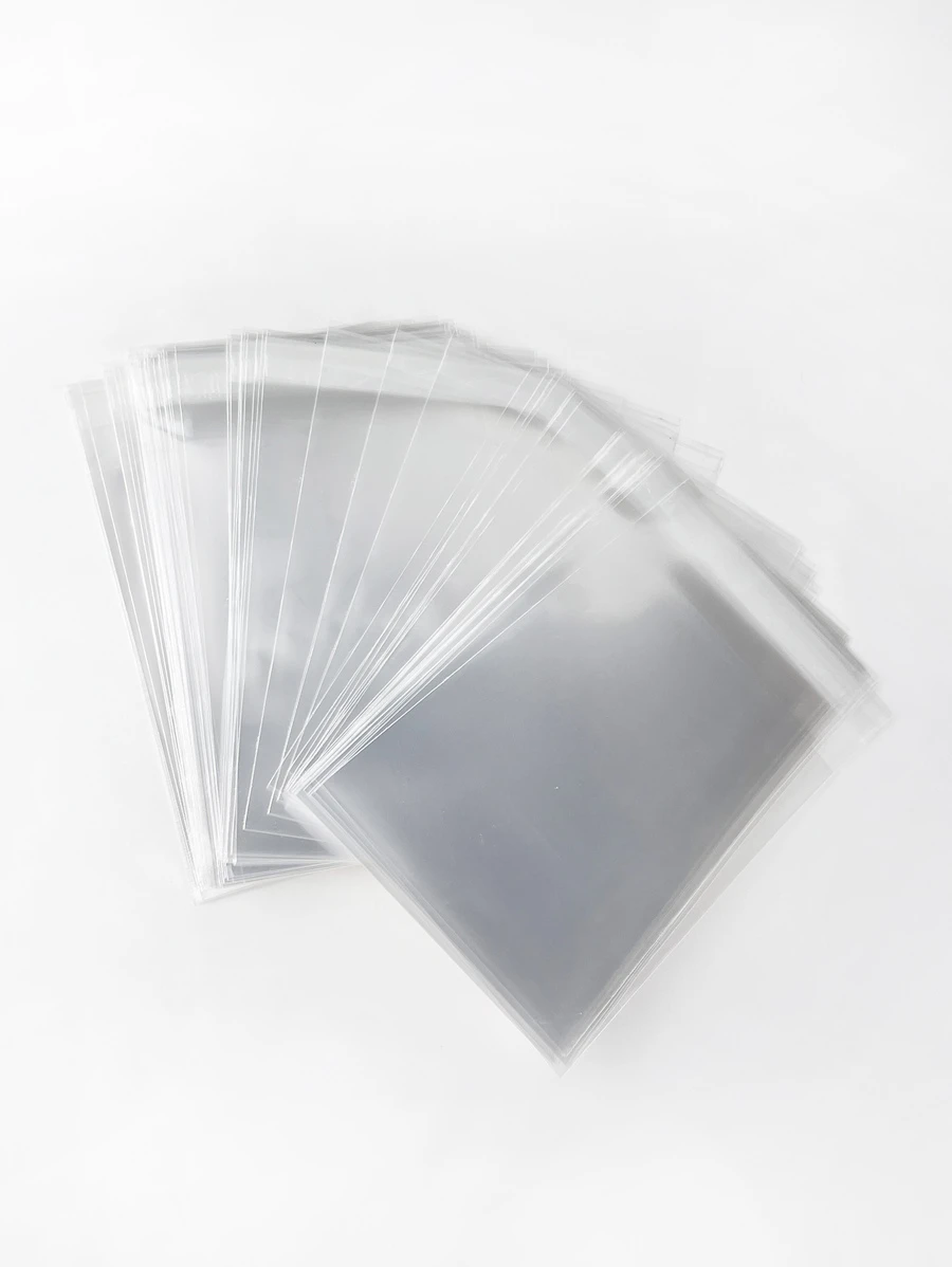 100pcs Transparent Self-adhesive Thick Opp Bags For Jewelry, Necklace ...