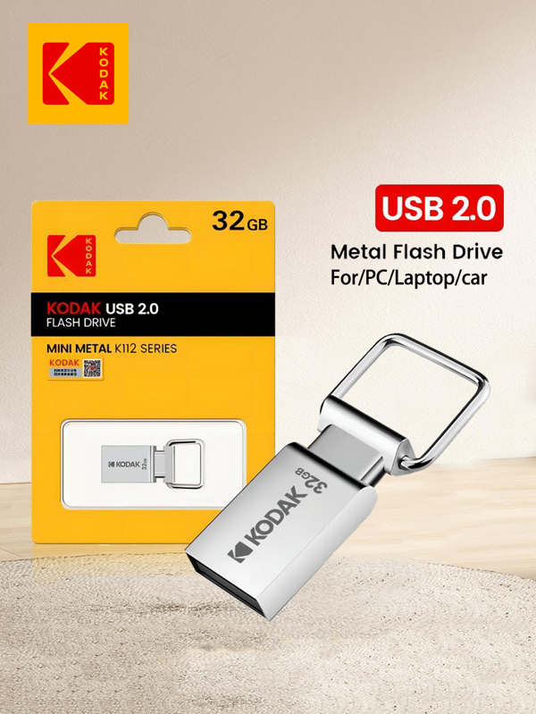 KODAK 1pc Mini Metal USB Flash Drive 64GB 32GB 16GB USB2.0 Flash Disk ...