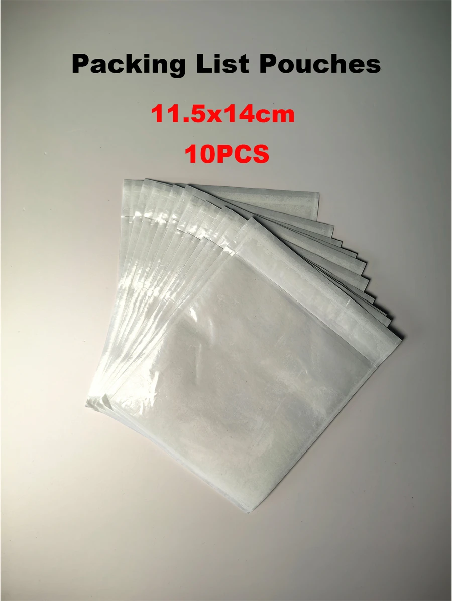 Packing List Pouches 11.5x14cm 10PCS Packing Slip Envelope Pouches ...