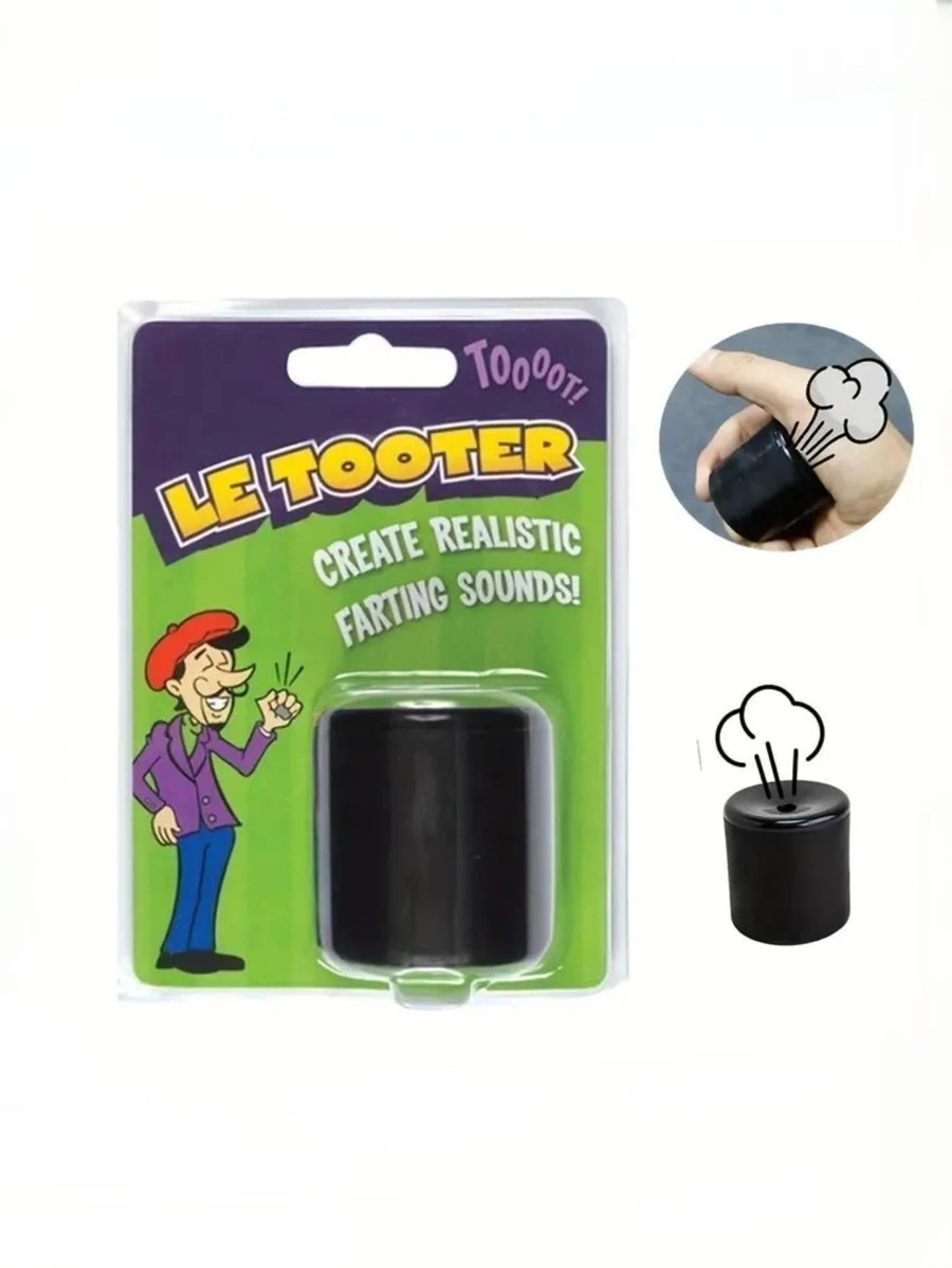 Black Color Rubber Fart Machine Toy Fart Pooter Sound Maker Prank Party ...