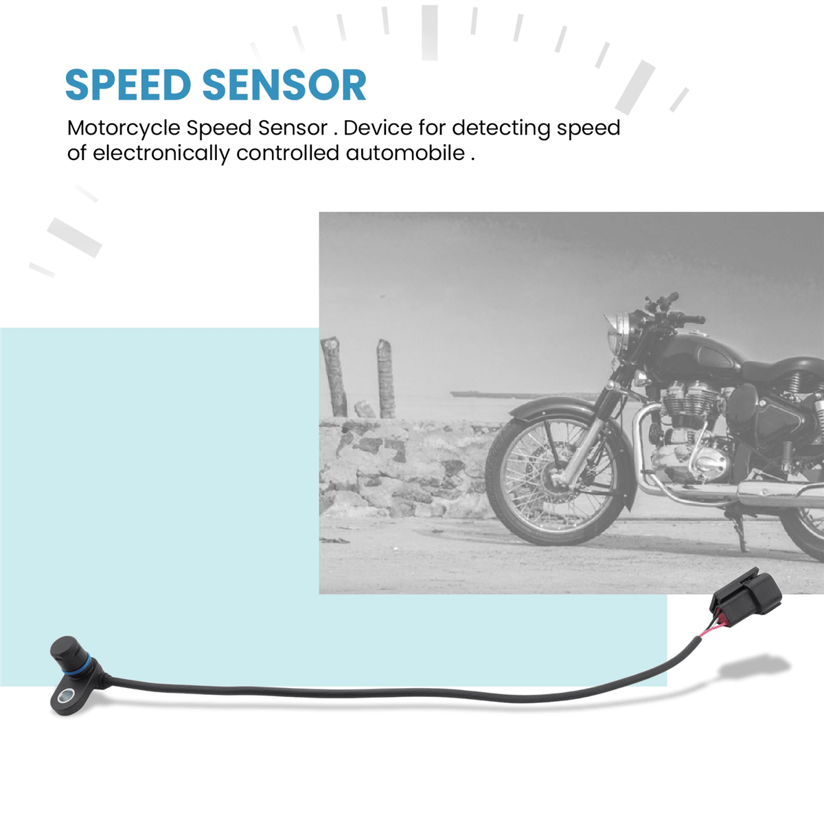 Motorcycle Speed Sensor for Road King Classic Glide Softail Night Train ...