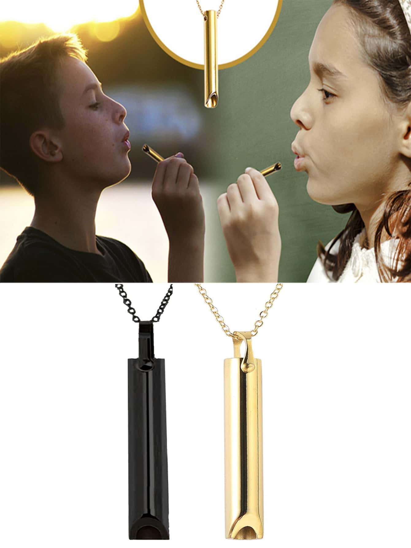 Stainless Steel Mindfulness Breathing Pendant Necklace, Anxiety Relief ...