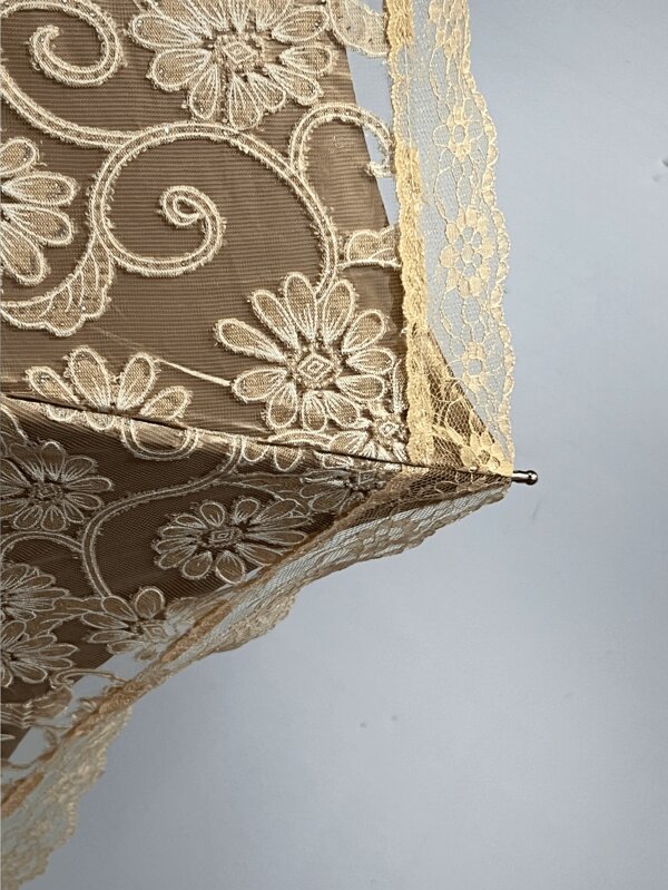 Premium Princess Parasol - Apricot | SHEIN USA