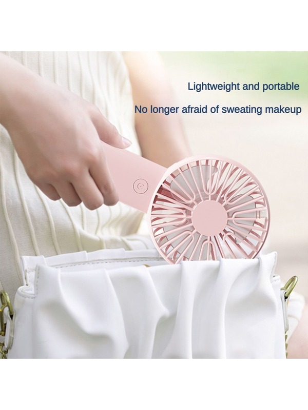 USB Handheld Small Fan Mini Portable Rechargeable Model Student Cute ...