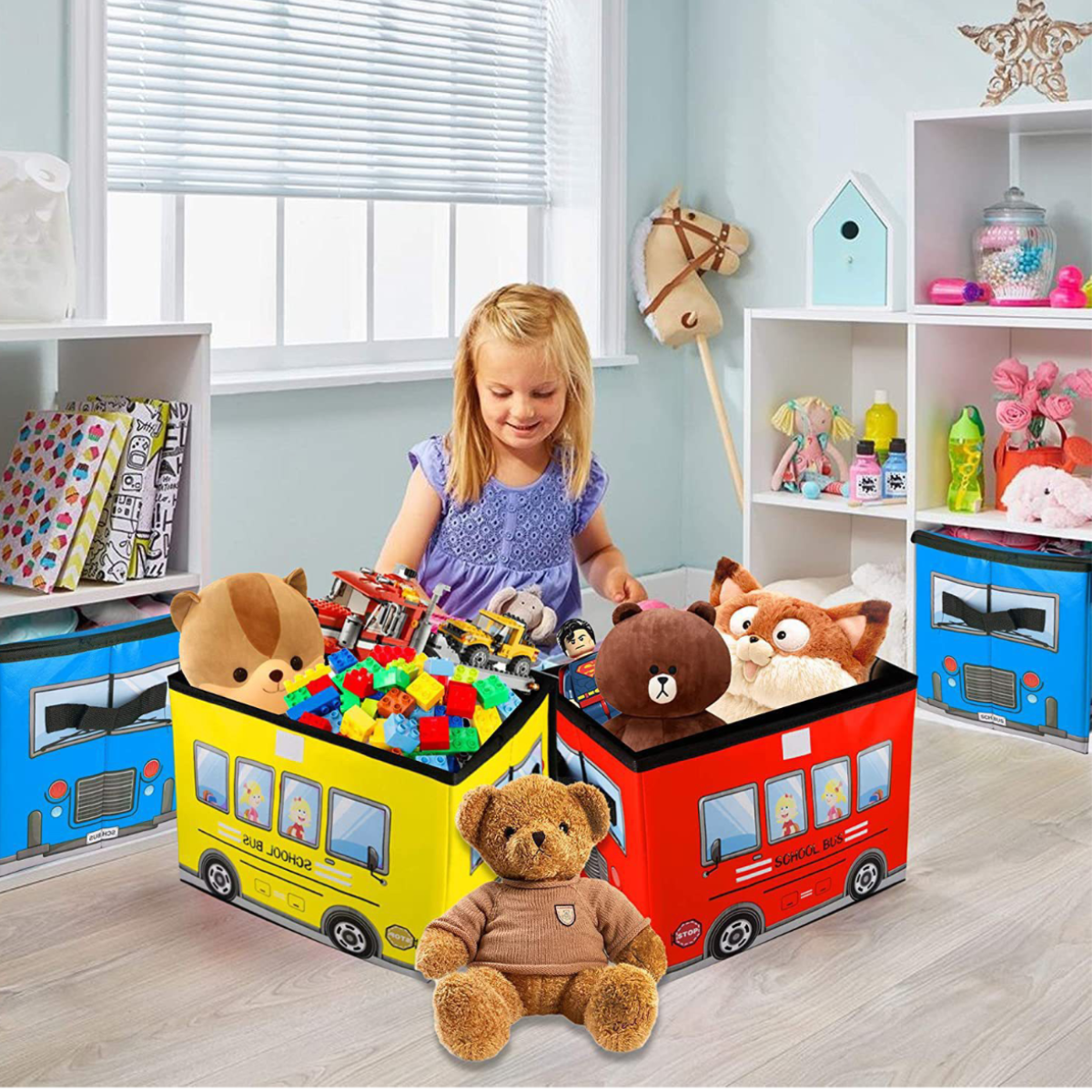 School Bus Shaped Storage Box | SHEIN USA