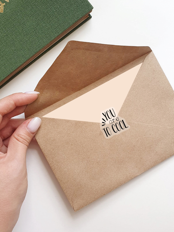 105pcs Transparent Inspirational Sticker Aesthetic Words Sticker ...