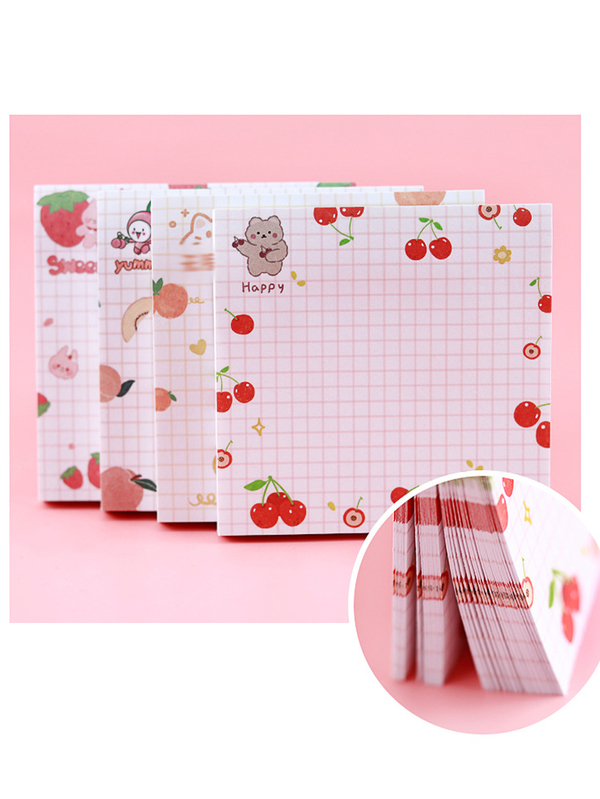 4pcs 320 pages of ins, Japan and South Korea cartoon creative post-it ...