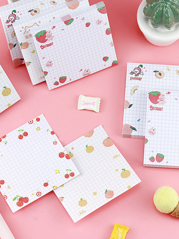 4pcs 320 pages of ins, Japan and South Korea cartoon creative post-it ...