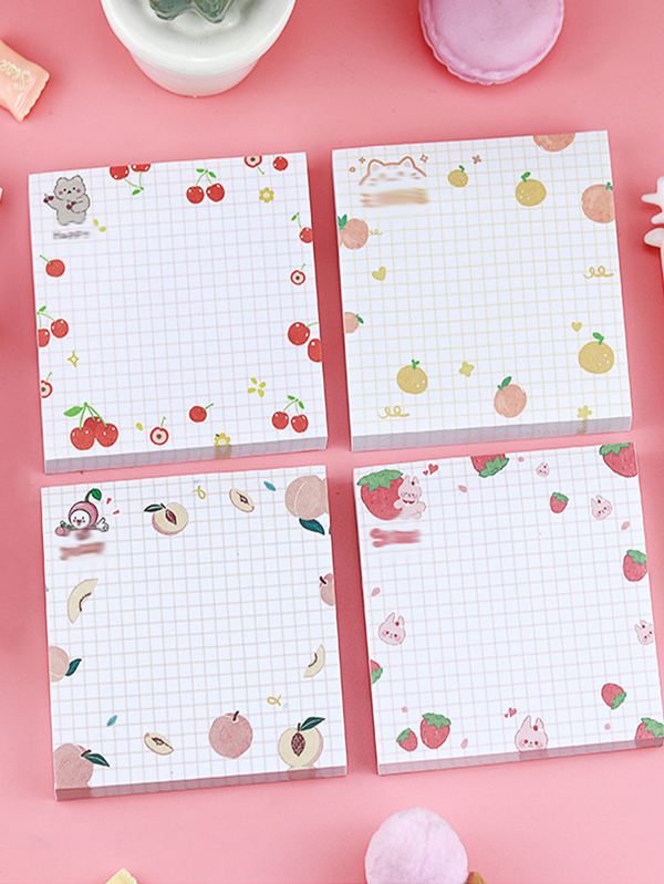 4pcs 320 pages of ins, Japan and South Korea cartoon creative post-it ...