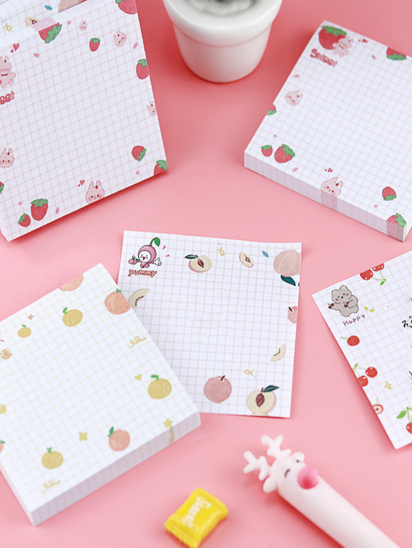 4pcs 320 pages of ins, Japan and South Korea cartoon creative post-it ...