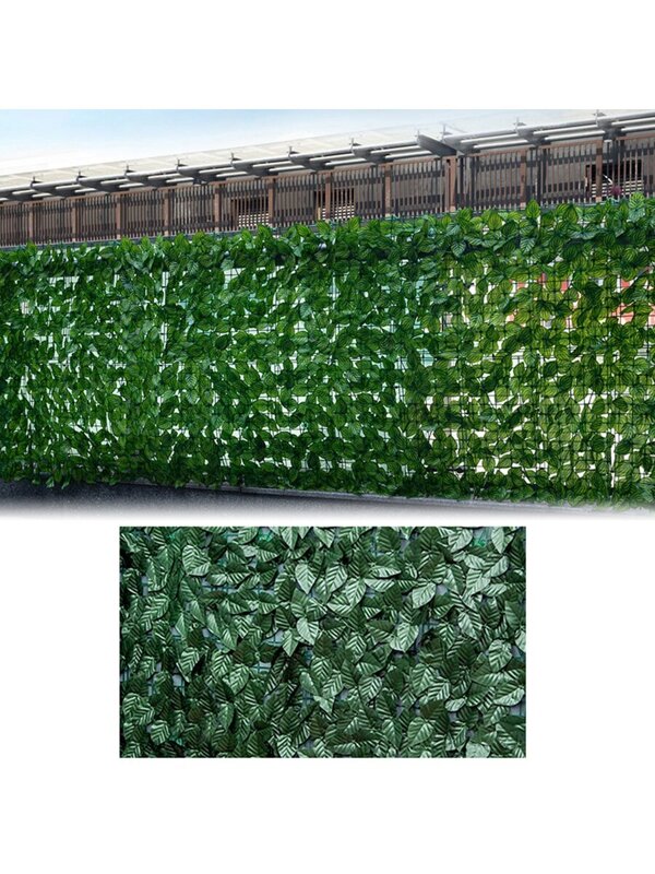 Artificial Leaf Fence Screen Faux Ivy Leaf Hedge Privacy Fence for ...