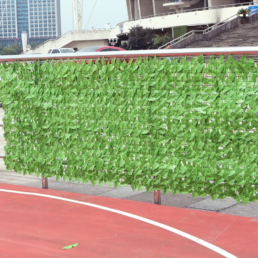 Artificial Leaf Fence Screen Faux Ivy Leaf Hedge Privacy Fence for ...