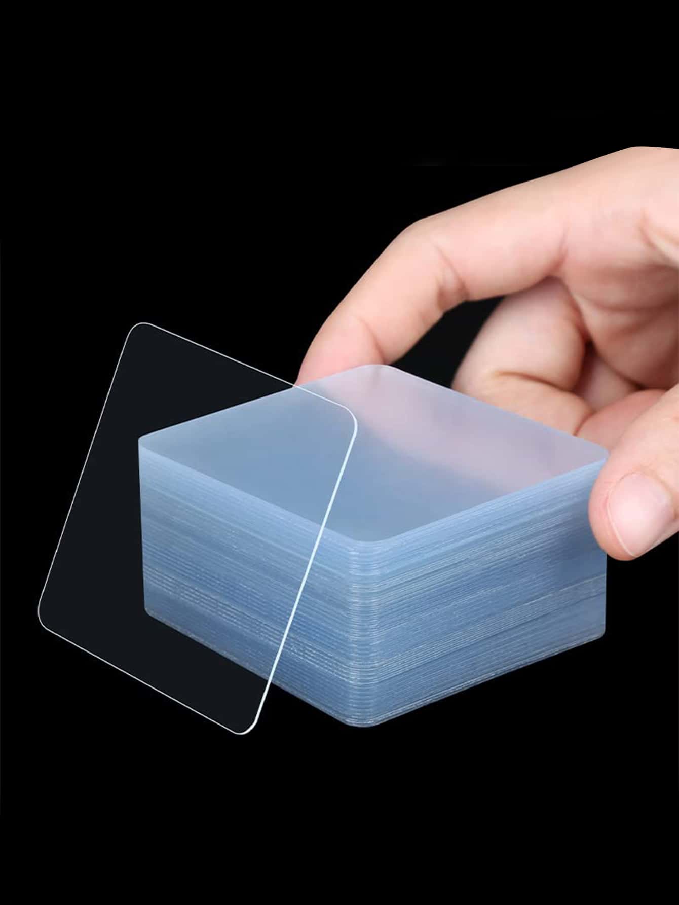 10pcs Square Double-Sided Transparent Tape Sticker, 2-3/8in Self ...