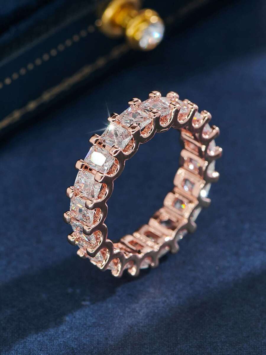 Cubic Zirconia Decor Ring | SHEIN USA