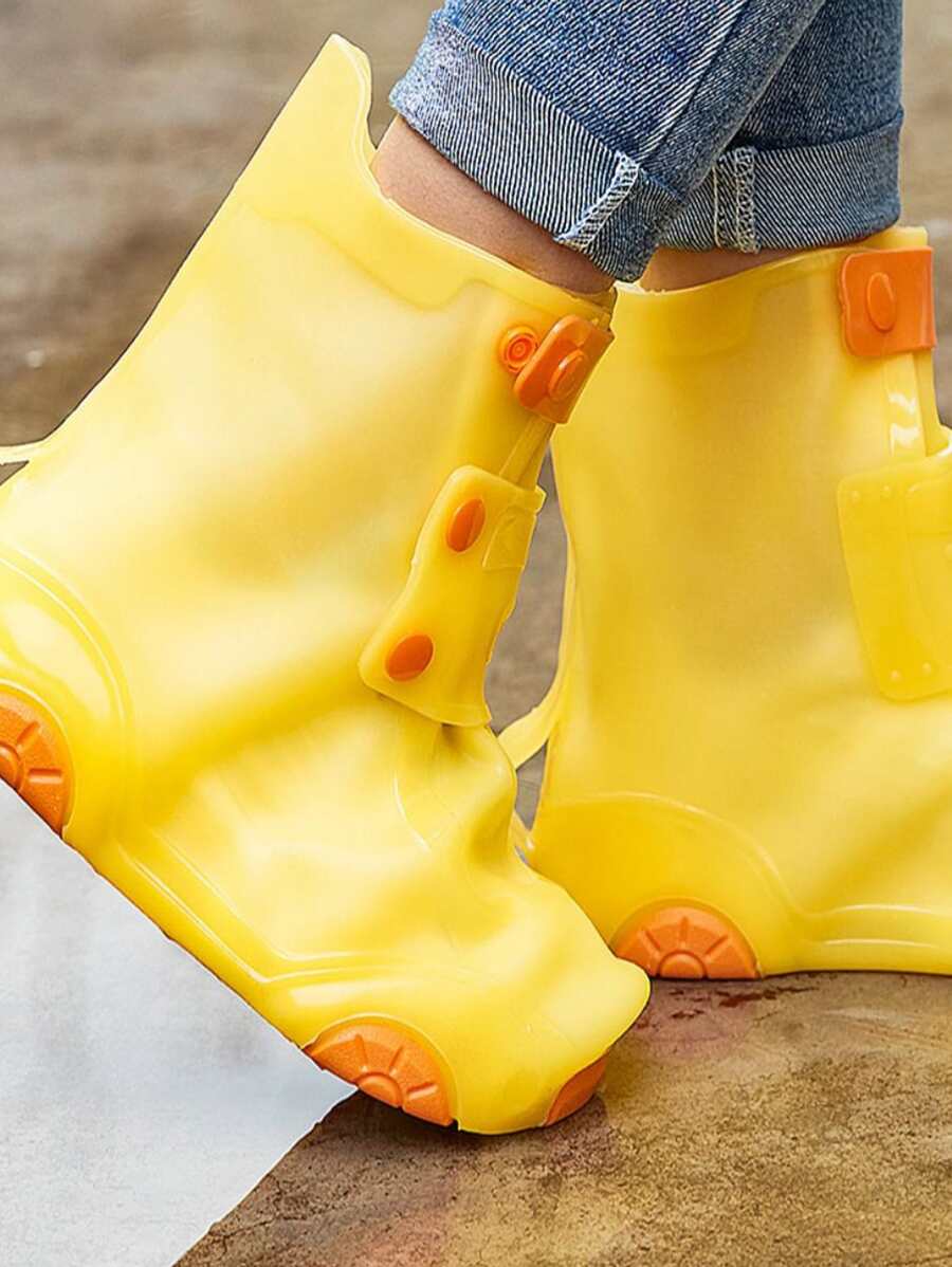 1pair Kids Cartoon Design Rain Boots Cover | SHEIN USA