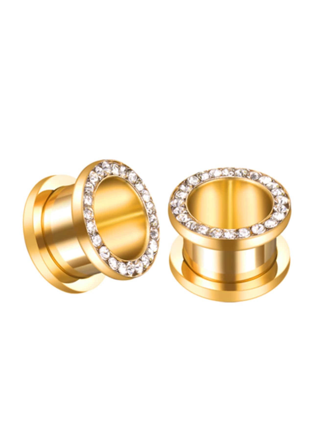 1pc 6-16mm Ear Gauges 304L Stainless Steel Ear Tunnels Plugs Piercing ...