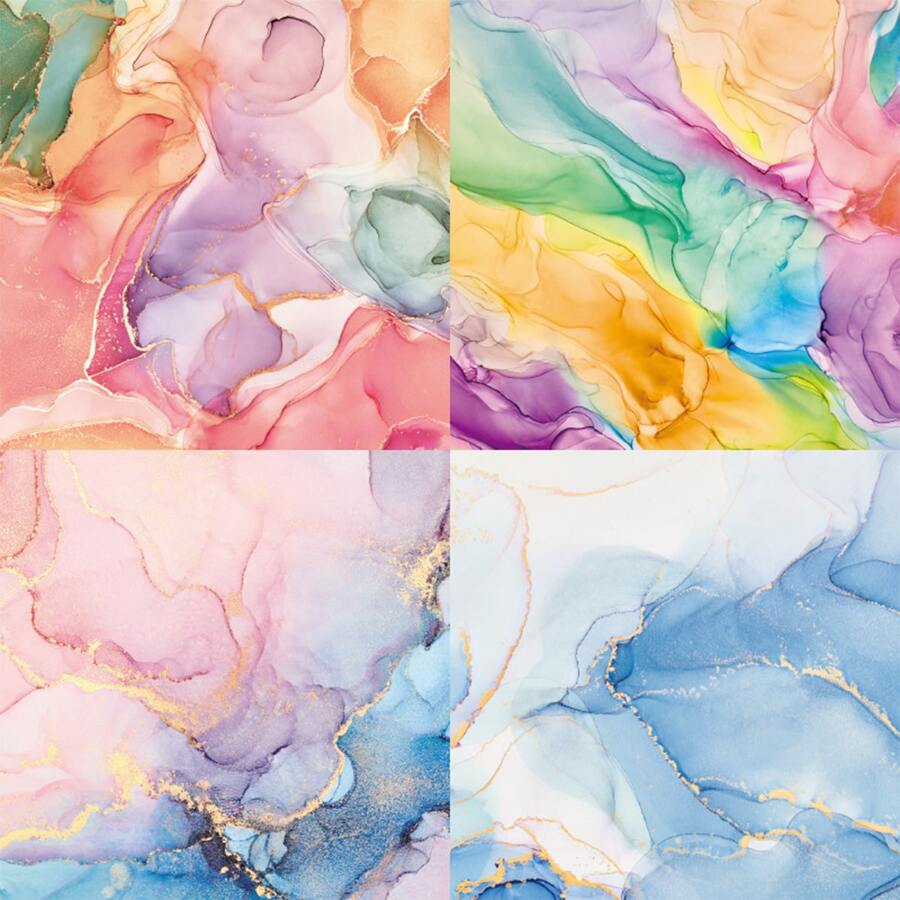 24 sheets 6"X6" Junk Journal Scrapbook paper Scrapbooking patterned ...