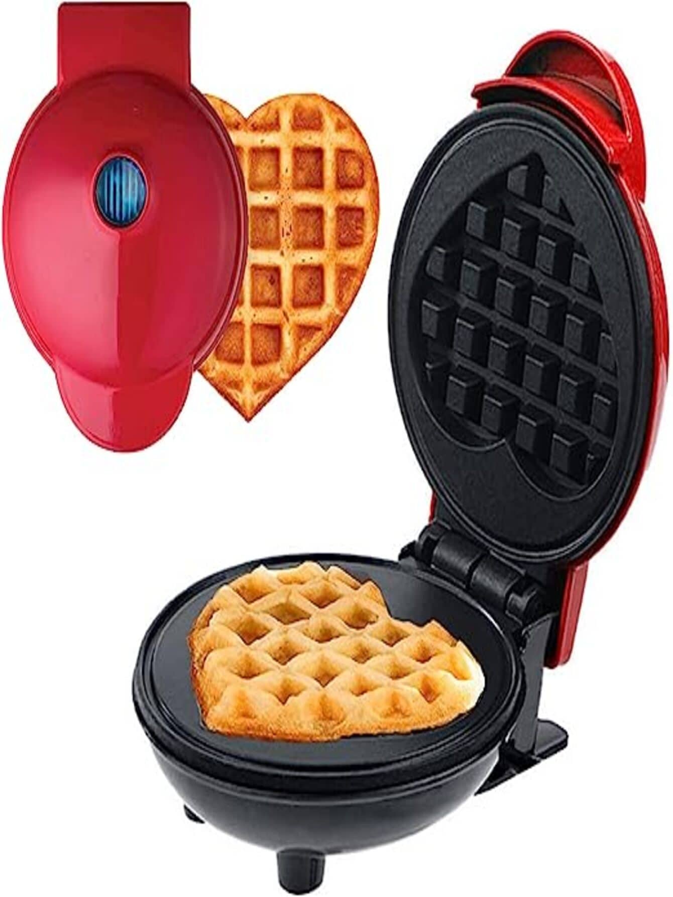 Mini Electric Waffle Maker For Heart Waffles Non-Stick Electric | SHEIN台灣