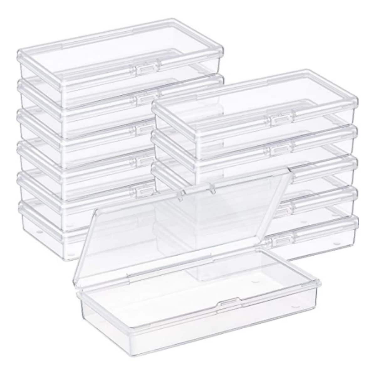 4pcs Clear Plastic Bead Storage Containers | SHEIN USA
