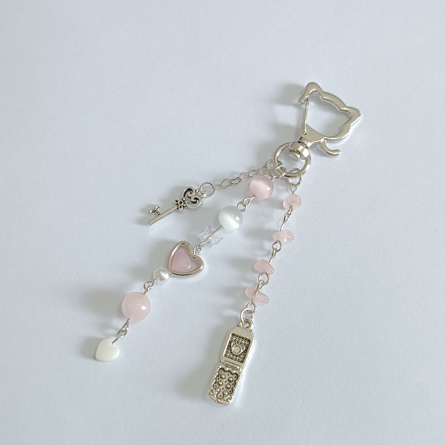 Heart & Key Charm Keychain | SHEIN USA