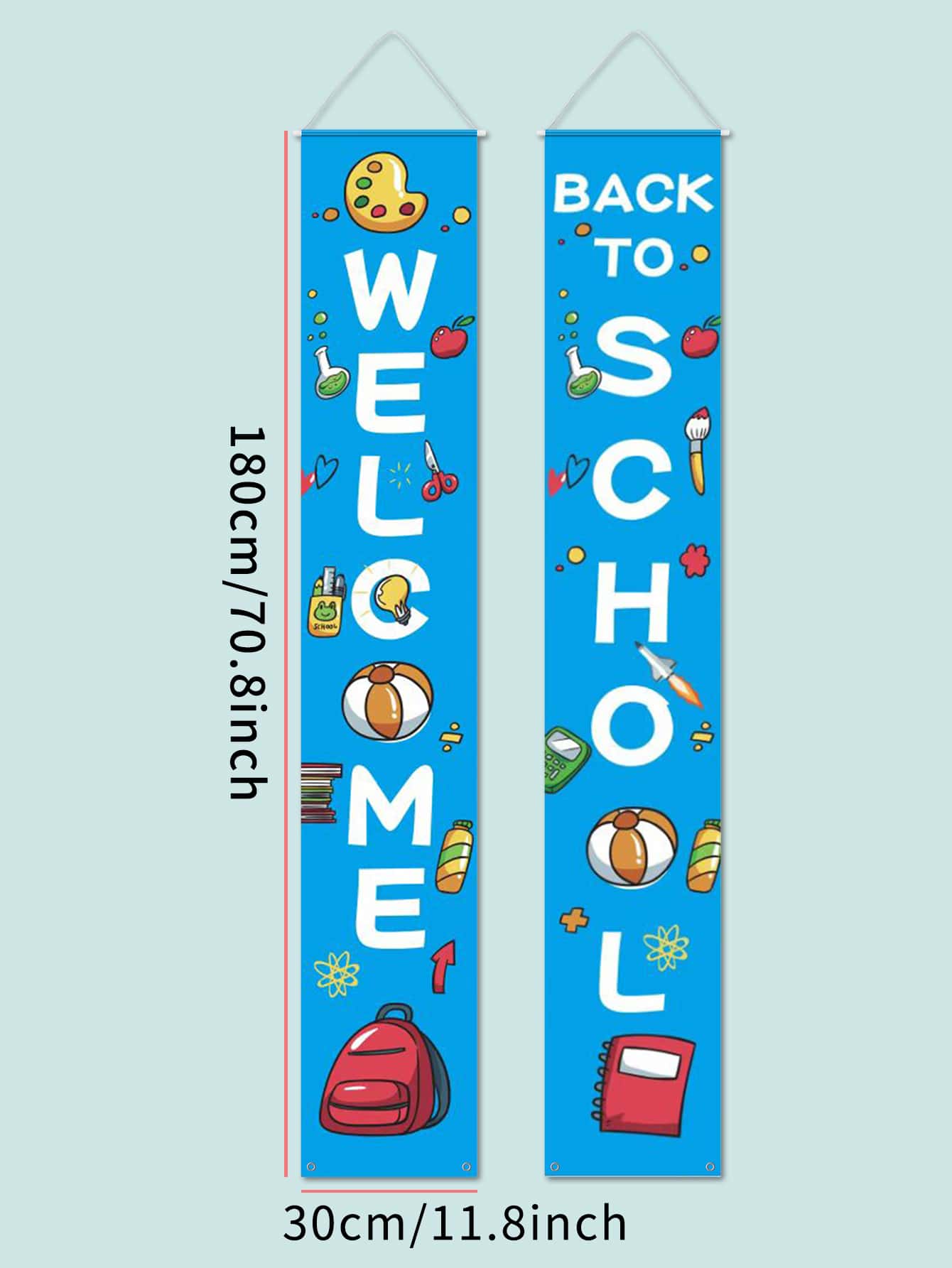 Back to School Banner Welcome Banner for First Day of School Hanging ...