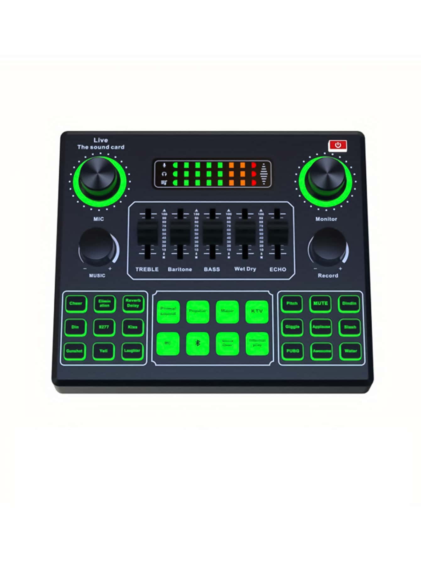 V9SJ-BM800 microphone sound card set mixer board, variable sound card ...