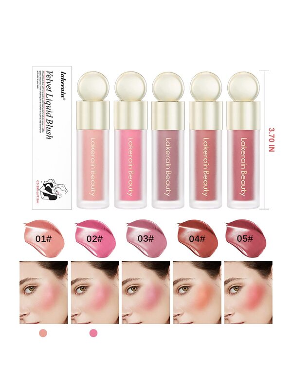 Colorete De larga duración Impermeable Hidratante A prueba de manchas A ...