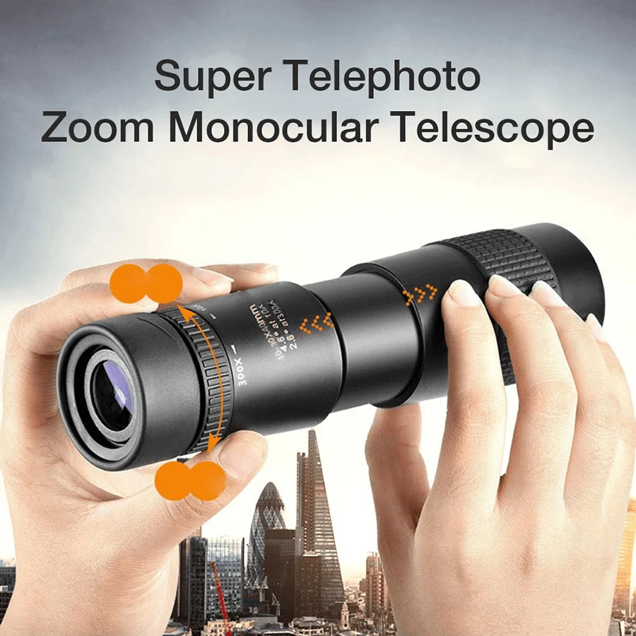 Monocular Telescope With Zoom Function, Single Eye, And Smart Phone ...