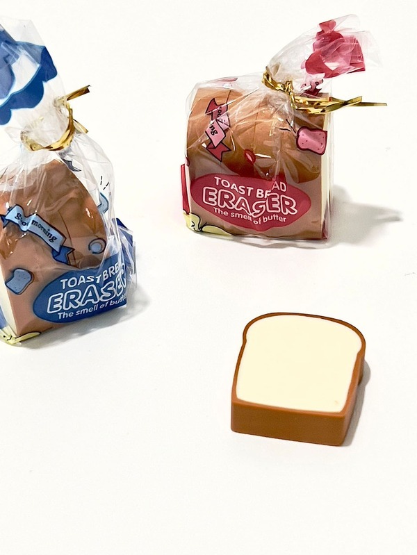 4pcs Cute Sliced Toast Bread Shaped Erasers, Environmentally Friendly ...