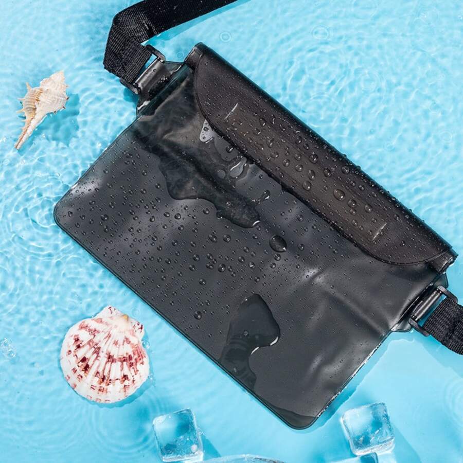 3 Layer Waterproof Drifting & Diving Bag Swimming Waist Bag Crossbody ...