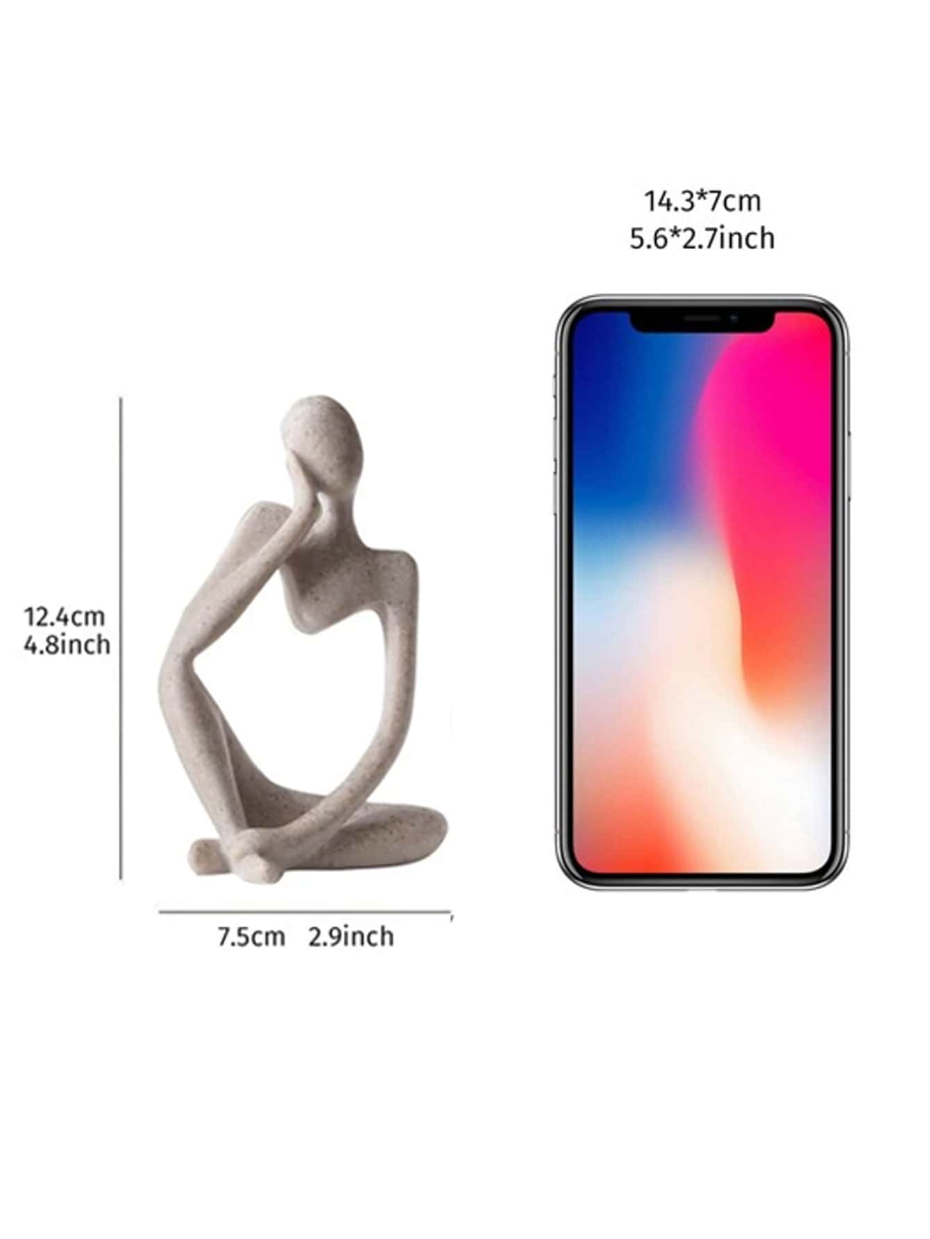 1pc Polyresin Decoration Object, Figure Design Decoration Craft For ...